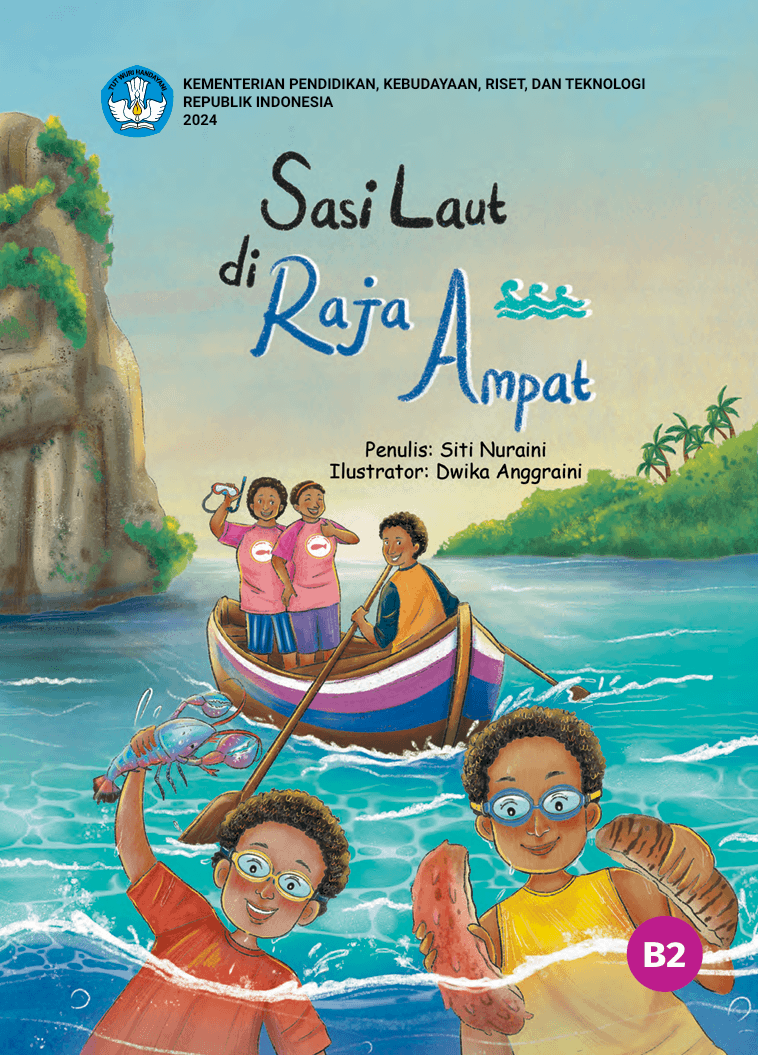 Buku Sasi Laut di Raja Ampat - Kurikulum Merdeka